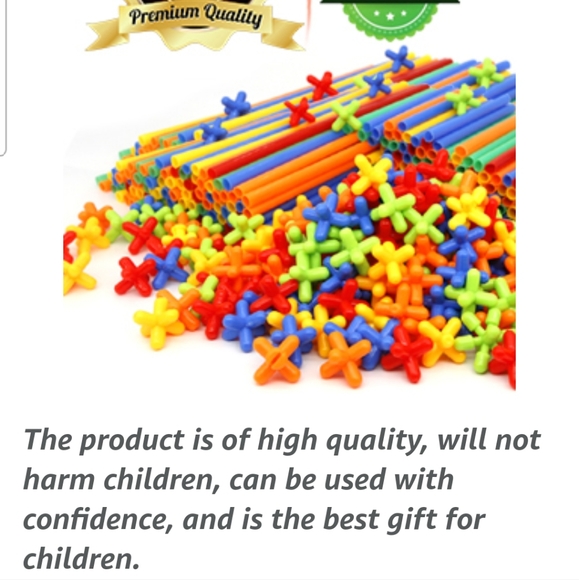 Creative | Toys | Straw Toys 45pcs Stem Building Toys Aged For 3 ...